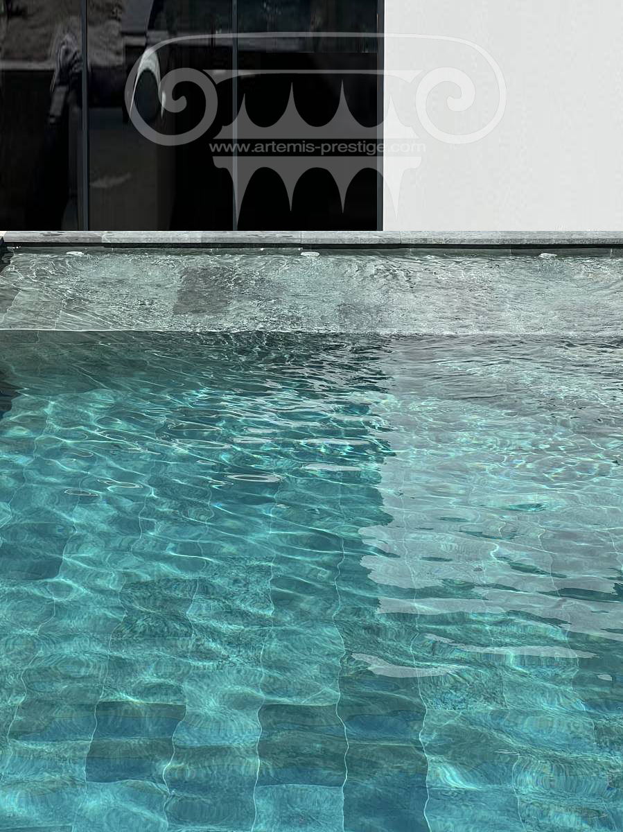 Carrelage Piscine Green Tresor Bali - Carrelages, margelles, - Artemis